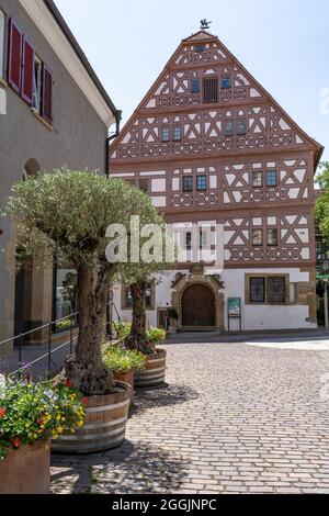 Germany, Baden-Wuerttemberg, Bietigheim, houses, roofs, Deutschland ...