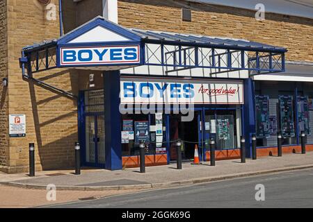 Entrance to Boyes department store, Ilkley Stock Photo - Alamy