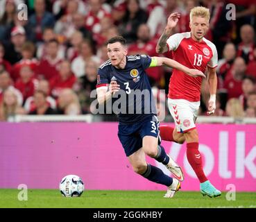 Daniel Wass of Denmark during Scotland against Denmark, World Cup ...