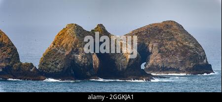 Three Arch Rocks National Wildlife Refuge, OR Stock Photo - Alamy