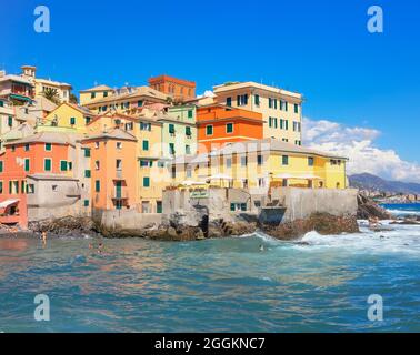 Boccadasse, Genoa, Liguria, Italy Stock Photo - Alamy