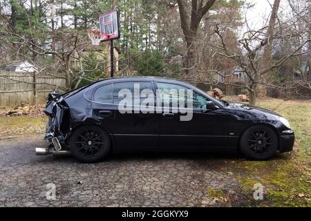 rear-end collision accident Stock Photo - Alamy