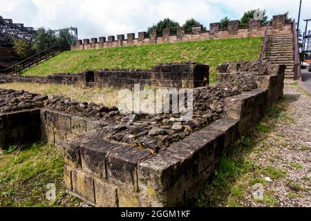 Castlefield Roman remains Stock Photo - Alamy