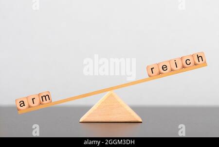 Poverty and wealth are unevenly distributed Stock Photo - Alamy