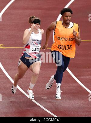 September 3, 2021, Tokyo, Japan: Libby Clegg GBR and her guide Chris ...