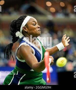 September 1, 2021: Sloane Stephens (USA) defeated CoCo Gauff (USA) 6-4 ...