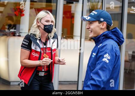 Ruth Buscombe (GBR) Alfa Romeo Racing Trackside Strategy Engineer ...