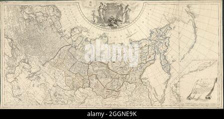 Map of the Russian Empire Divided into its Governments. Museum: PRIVATE ...