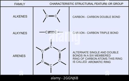 Functional groups in organic chemistry, illustration Stock Photo - Alamy