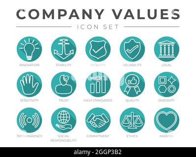 core value vector icon isolated on transparent background, core value ...