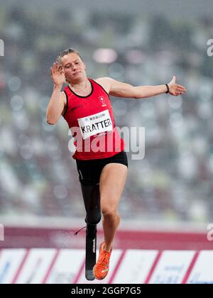 September 5, 2021, Tokyo, Japan: Elena Pautova RPC and her guide after ...