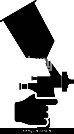 Spray gun holding in hand Sprayer using Arm use tool atomizer ...