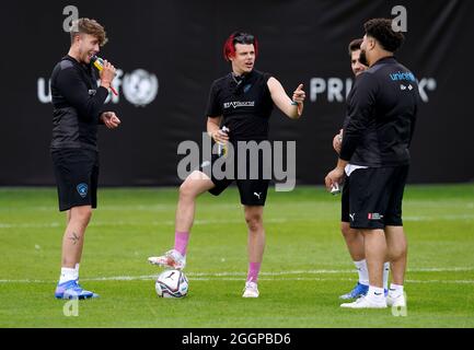 Roman Kemp during a training session at Champneys Tring ahead of the ...
