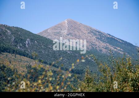View of Mountain Rtanj in Eastern Serbia Stock Photo - Alamy