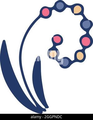 Berry plant icon outline hand drawn vector. Fruit tree food Stock ...