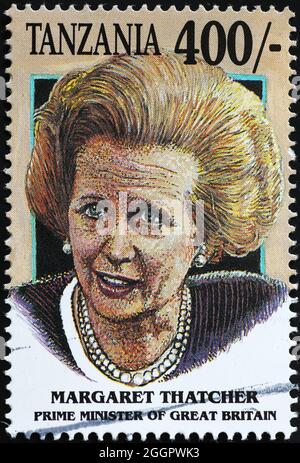 Portrait of Margaret Thatcher, British Prime Minister 1979-1990 Stock ...