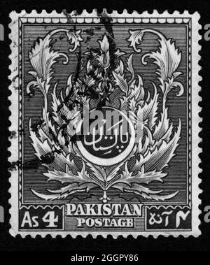 Stamp print in Pakistan,architecture Stock Photo - Alamy