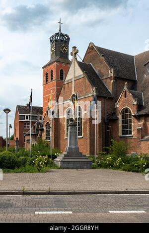 Church at Kapelle-op-den-Bos 1891 by Evert Larock Stock Photo - Alamy