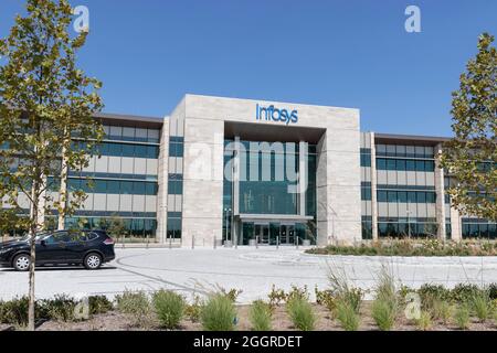 Indianapolis - Circa September 2021: Infosys U.S. Education Center ...