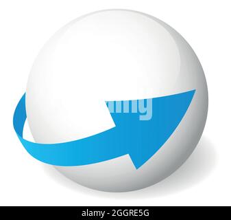 Modern recycling arrow circle circuit tech logo design Stock Vector ...