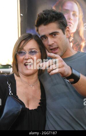 Colin Farrell, Rita Farrell (Mother) 02/09/03 DAREDEVIL premiere at ...