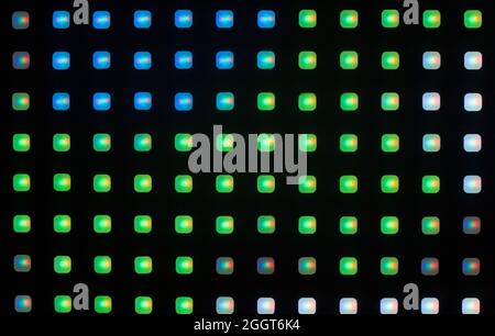 pixels of modern LED screen close-up Stock Photo - Alamy