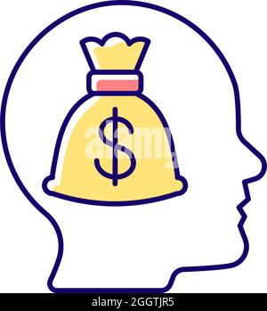Money reward RGB color icon for dark theme Stock Vector Image & Art - Alamy