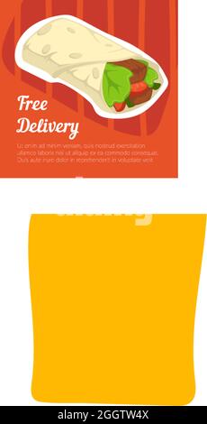 Cooked taco icon outline vector. Mexican food. Tacos meat Stock Vector ...