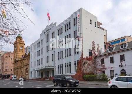 The Mercury Building in Hobart Stock Photo - Alamy
