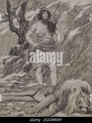 BENAIAH, WHO SLEW THE LION. I Chron. xi. 22. “Benaiah the son of ...