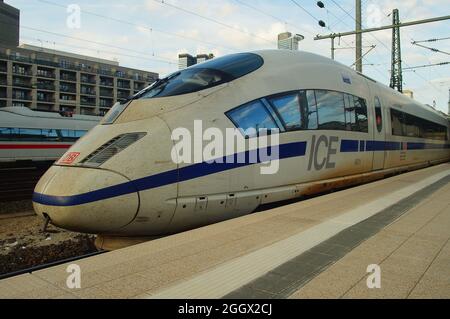 Intercity Express with „Europe“ livery (ICE 3 Europe), Cologne, Germany ...