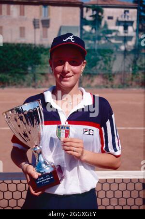 Italian tennis player Alice Canepa, 1990s Stock Photo - Alamy