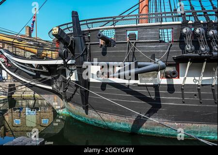 This is the ships rigging of the 1817 Victorian era tall-ship of the ...