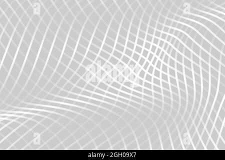 Grey backdrop with dynamic square halftone. Wavy grey square halftone background. Abstract ...