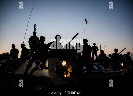 Managua, Nicaragua. 03rd Sep, 2021. Nicaraguan Army soldiers take part ...