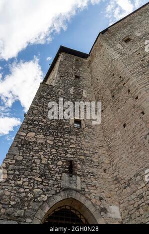 Angera, Italy. 05th June, 2020. Hall inside Rocca di Angera, Lago ...
