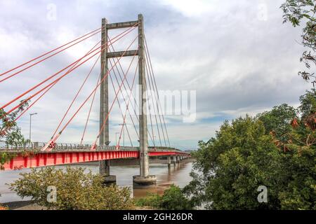 Bridge Puente La Amistad on Tempisque River, Costa Rica Stock Photo - Alamy