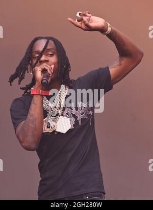 Napa, California, 3 September, 2021 - Polo G performance at the 2021 ...