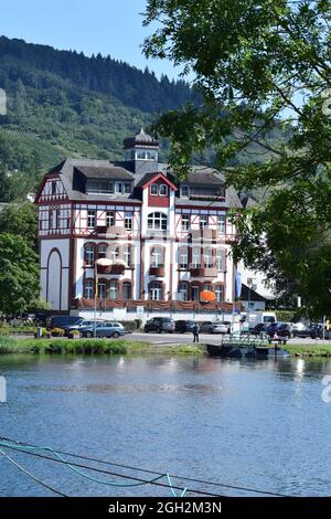 waterfront of Bullay Stock Photo - Alamy