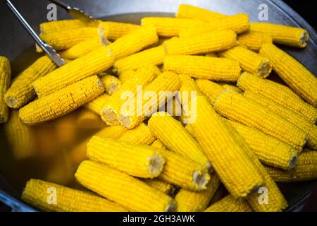 boiled corn ears Stock Photo - Alamy