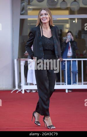 Caroline Receveur attending the Competencia Oficial Premiere as part of ...