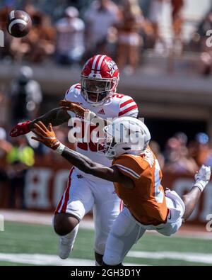 September 04,. WR Joshua Moore #6 of the Texas Longhorns in action vs ...