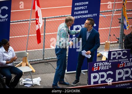 PPC political rally Abbotsford British Columbia Stock Photo - Alamy