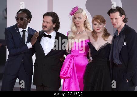 Anya Taylor-Joy and Matt Smith attending the Last Night In Soho ...