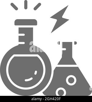 Chemical Laboratory icon. Monochrome simple Bioengineering icon for ...