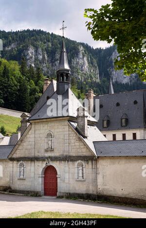 Monastery of the Chartreuse monks in the Alps in France Stock Photo - Alamy