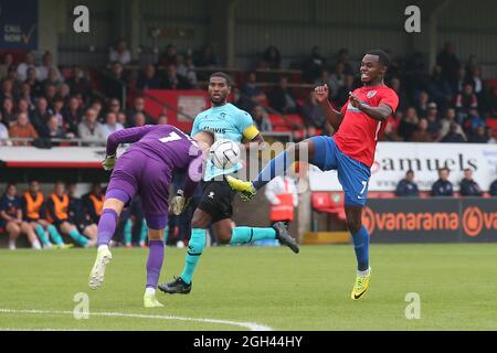 George Wickens of Wealdstone during Dagenham & Redbridge vs Wealdstone ...
