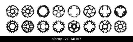 Illustration of chain transmission bicycle with pedal Stock Vector ...