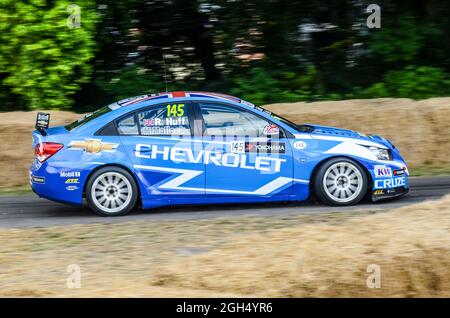 World Touring Car Championship - Rob Huff Chevrolet Cruze, on display ...