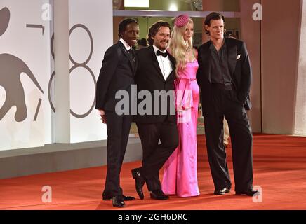 Michael Ajao, Edgar Wright, Anya Taylor-Joy, Matt Smith attending the ...